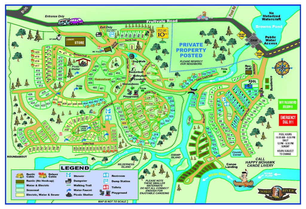 Sitemap – White River RV Park & Campground